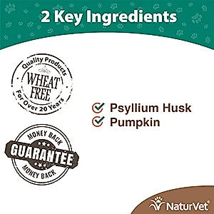 NaturVet – Hairball Aid Supplement for Cats - Plus Pumpkin – Helps Eliminate & Prevent Hairballs – 100 Soft Chews