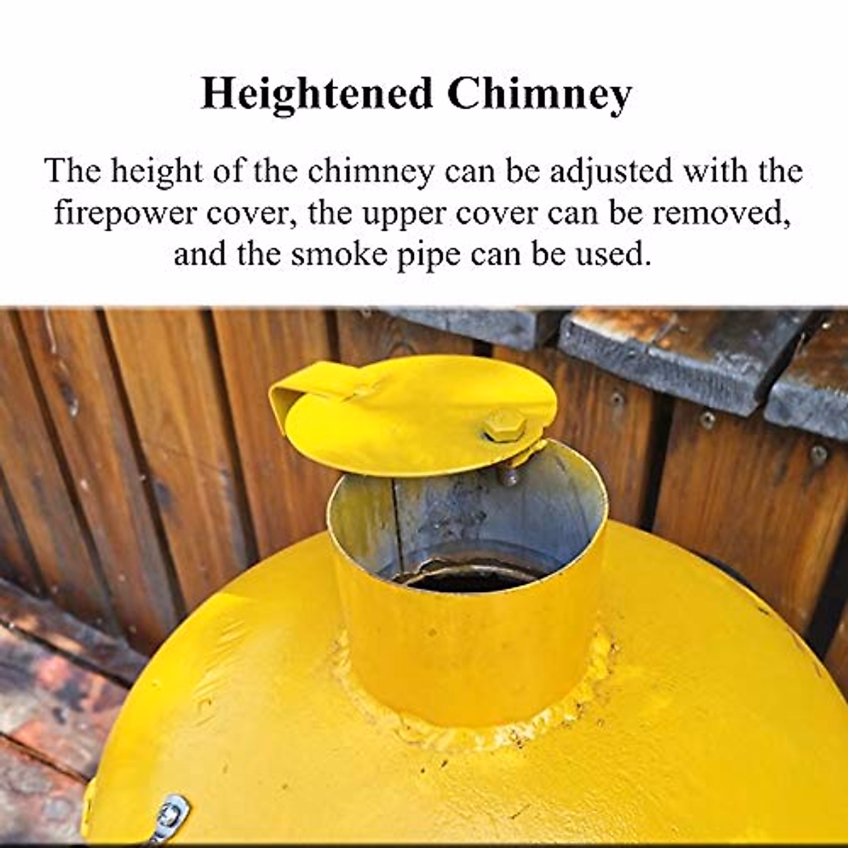 NEWCES Safety Certification Portable Charcoal Barbecues BBQ Grill w/Cooking Grates & Adjustable Vent Barbecue Hanging Stove Family Garden Outdoor Cooking Hiking Picnics Camping Barbecue Party