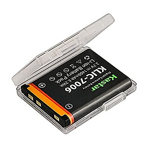 Kastar Battery 2-Pack for Kodak KLIC-7006, Kodak EasyShare M22, M23, M200, M522, M530, M531, M532, M550, M552, M575, M577, M580, M583, M750, M873, M883, M5350, M5370, MD30, Mini, Touch Digital cameras