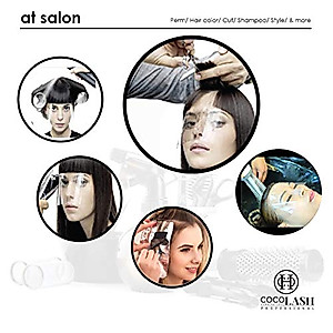 COCO-HONEY (100 PCS) Cocohoney Face Film Cover Shields Visors, Disposable Face Shields for Hairspray Salon Supplies, Microblading, Permanent Makeup, Shower, and Eyebrows Eyelash Extensions Eye Eyelid