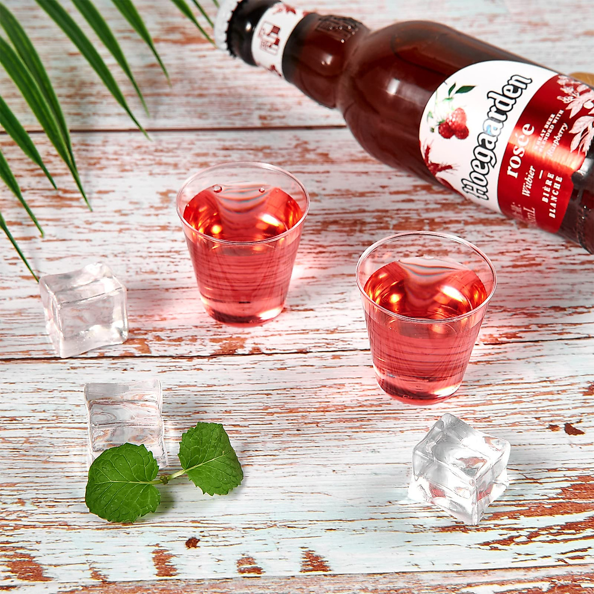 JOLLY CHEF 1000 Plastic Shot Glasses-1.5 oz Disposable Cups-1.5 Ounce Plastic Shot Cups Perfect for Weddings Halloween, Thanksgiving, Christmas Party