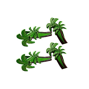 2 Set (4 Ct) Coconut Beach Towel Clips Jumbo Size for Beach Chair, Cruise Beach Patio, Pool Accessories for Chairs, Household Clip, Baby Stroller