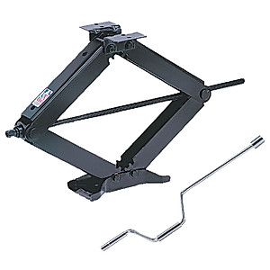 BAL R.V. Products Group 24002D Deluxe Leveling Scissor Jack - 24-Inch (With Set of (2) 20037 crank handle with swivel head)