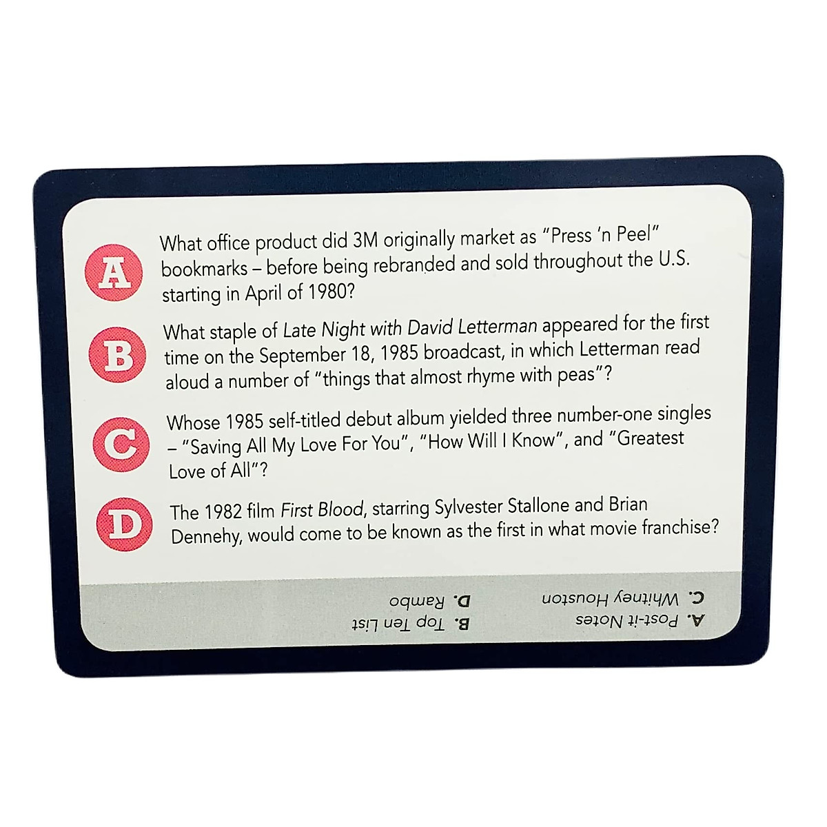 You Gotta Know 1980s - Trivia Game