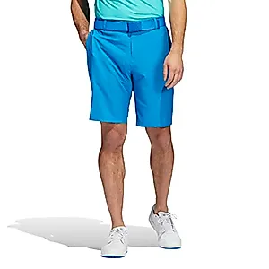 adidas Men's Abstract Print Golf Shorts, Blue Rush/Semi Mint Rush, 34