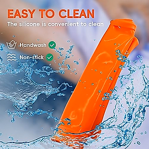 Lecivan 28" Silicone Griddle Mat for Blackstone, Full-Edge Griddle Covers for Blackstone Grill Accessories, Silicone All-Season Griddle Protective Mat for Outdoor Grilling