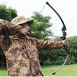 Archery Bows for Adults, Takedown Aluminum Alloy Riser Bow and Arrow Set for Adults Beginners, 30 40 Lbs Right Hand Archery Set with 12 Arrows Recurve Kit