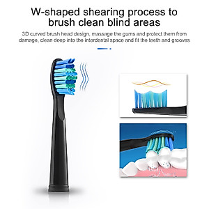 5 Pack Electric Toothbrush Replacement Heads Compatible with Fairywill,Toothbrush Heads Compatible with FW-507/508/551/515/917/959/2011,FW-D1/D3/D7/D8