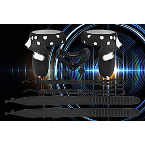 XIAOGE Controller Accessories for Quest 2 with Face Cover Combo, VR Headset Accessory Sweatproof Anti Collision