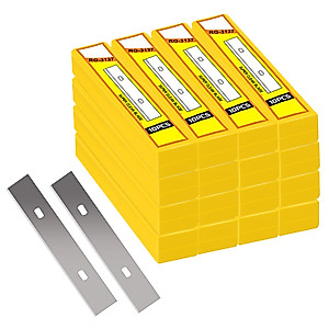 WRAPXPERT 4 Inch Scraper Blades 160 PCS Razor Scraper Blade 4" Replacement Razor Blades for Floor,Glass,Paint
