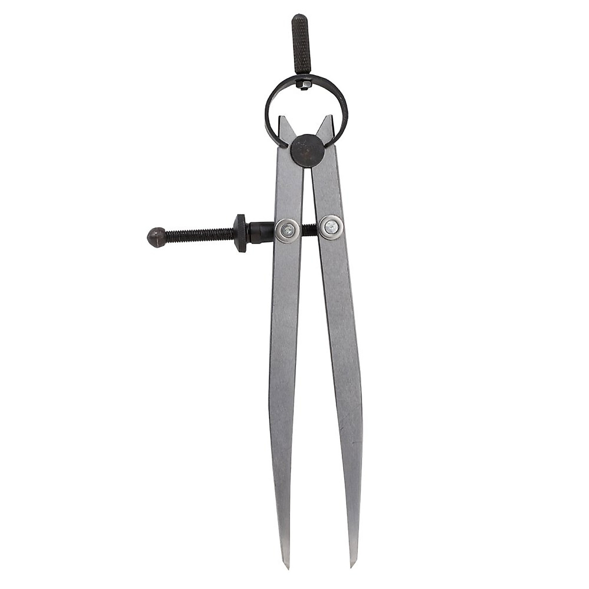 ZLKSKER 6 Inch Adjustable Lockable Steel Divider Wing Leather Compass