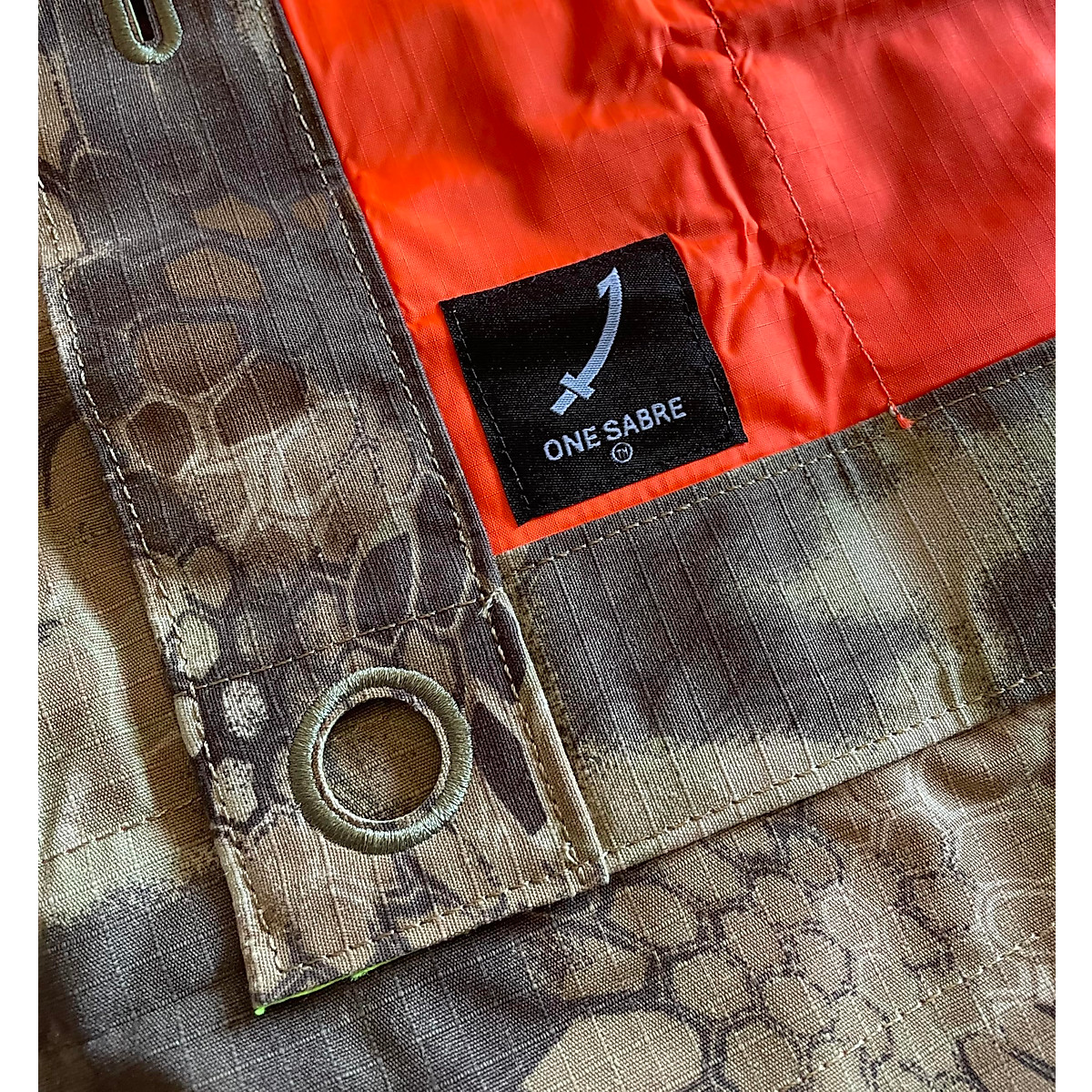 One Sabre Multipurpose Air Panel (MAP) - Signal Panel, Ground Marker, 100% Ripstop, Pack Cover, Sack, (MC Tan)