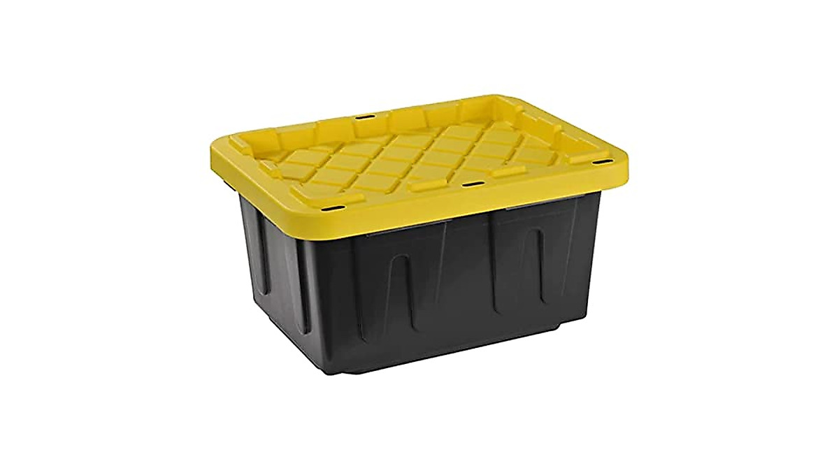 Juggernaut 5 Gal Lockable Storage Totes - Secure & Stackable