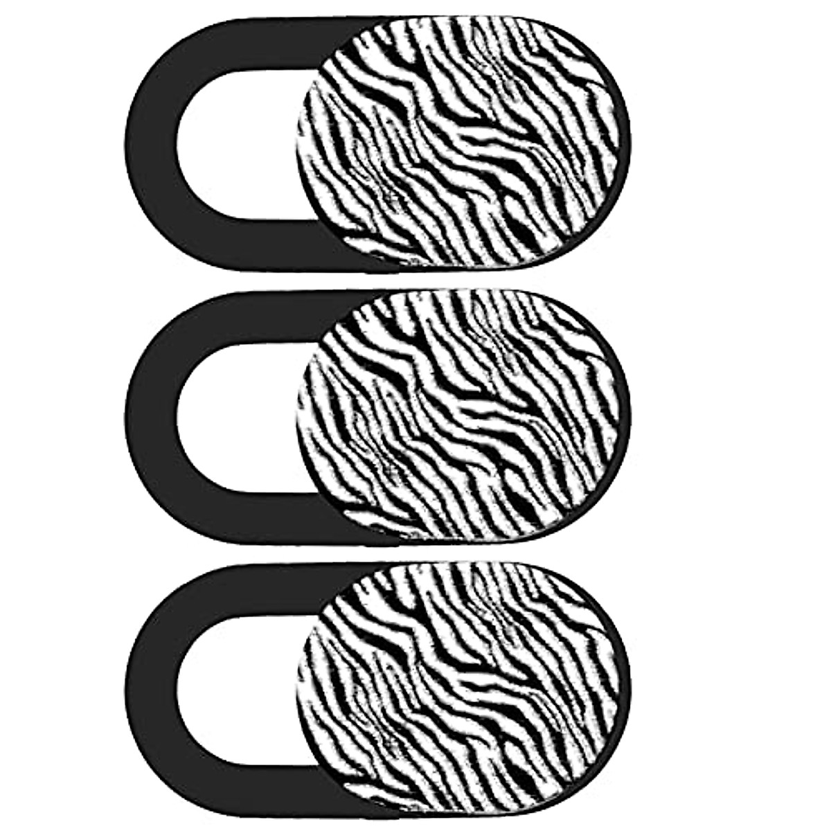 OSALADI Computer Camera Computer Camera Computer Stickers 3pcs Webcam Cover Slide Laptop Camera Cover Slide Blocker for Computer Tablets Black Slides Computer Stickers Computer Stickers