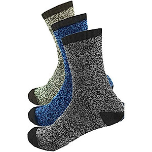 3 Pairs Winter Socks Super Warm Comfortable Heavy Duty Thermal Heated Sock Warming Foot Feet Boots Size 10-13 Polyester