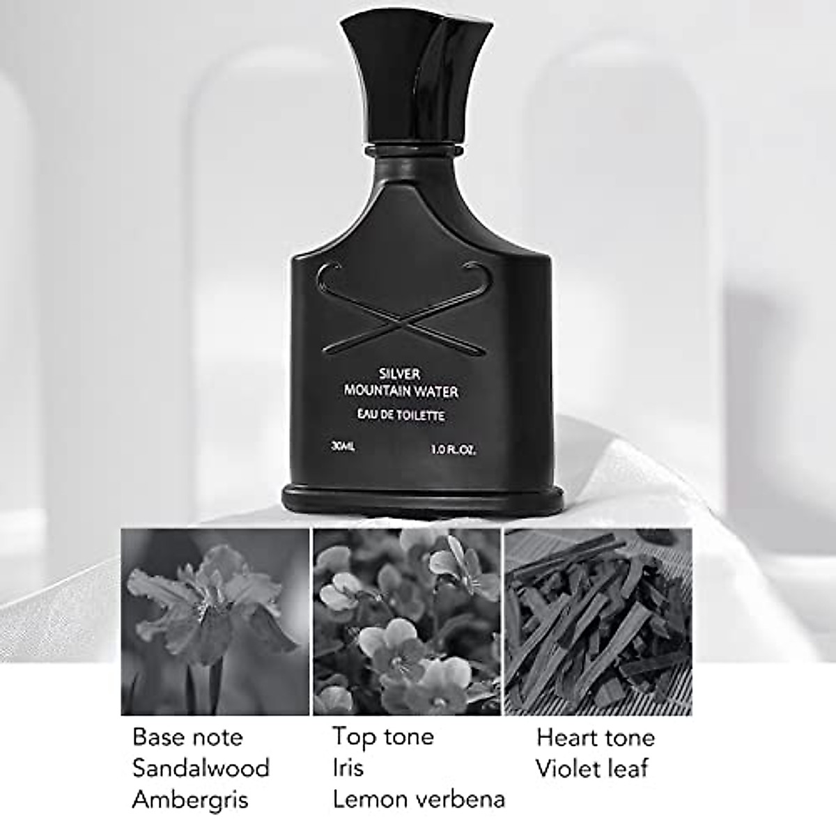 zjchao 3pcs Men Perfume, 30ml Light Mild Long Lasting Fragrance Cologne Perfume Eau de Toilette Sprayer for Male