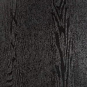 Walker Edison Modern Farmhouse Wood Armless Dining Room Chairs Kitchen, Set Of 2, Black