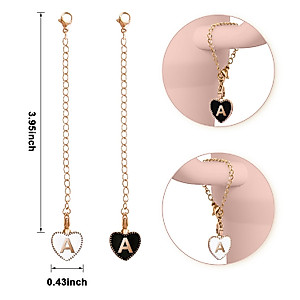 Letter Charm Accessories for Stanley Cup,Name ID Letter Handle Charm for Stanley/Simple Modern Tumbler Cup Water Cup Initial Identification Charm (A)