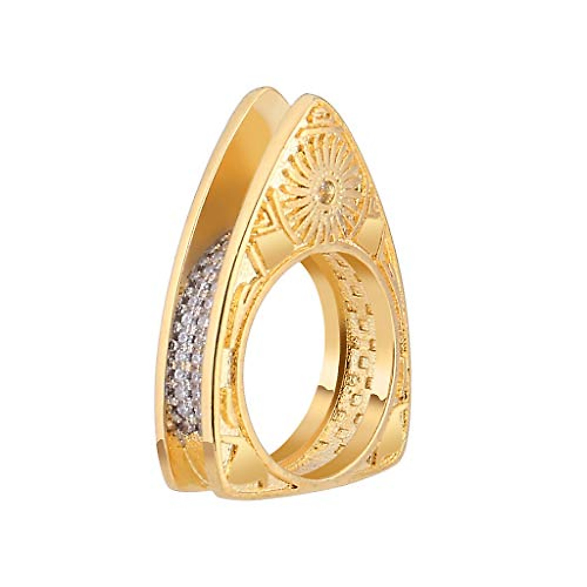 Engagement Rings for Women Unique Design Metal Geometric Square Zircon Female Ring Jewelry Gifta Good Gift for a Girlfriend, Boyfriend, Family