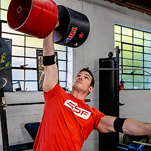 SERIOUS STEEL FITNESS Compression Cuff | Arm, Bicep, Calf and Elbow Compression Sleeve (Black, 3X-LARGE)