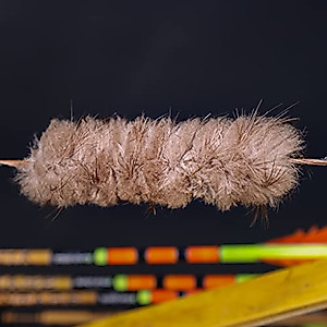 Shatterproof Archery Beaver Fur Bowstring Silencers Bow String Silencers for Recurve & Longbow