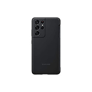 Samsung Galaxy S21 Ultra Silicone Case with S-Pen Bundle - Black (US Version)
