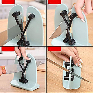 N / A Creative Kitchen Knife Sharpener, Professional, Environmentally Safe, Sharp, Practical, Convenient, Stable, high Hardness, Suitable for Kitchen