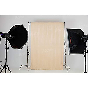 Kate 10ft×12ft Solid Beige Backdrop Portrait Photography Background for Photography Studio Children and Headshots Beige Backdrop Background for Photography Photo Booth