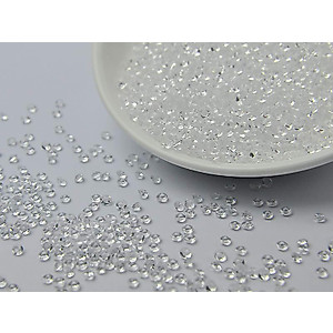 ZKC 4.5mm 10000PCS Clear Crystal Acrylic Diamond Vase Fillers Beads for Wedding Centerpiece Table Scatter Shower Party Vase Beads Decorations