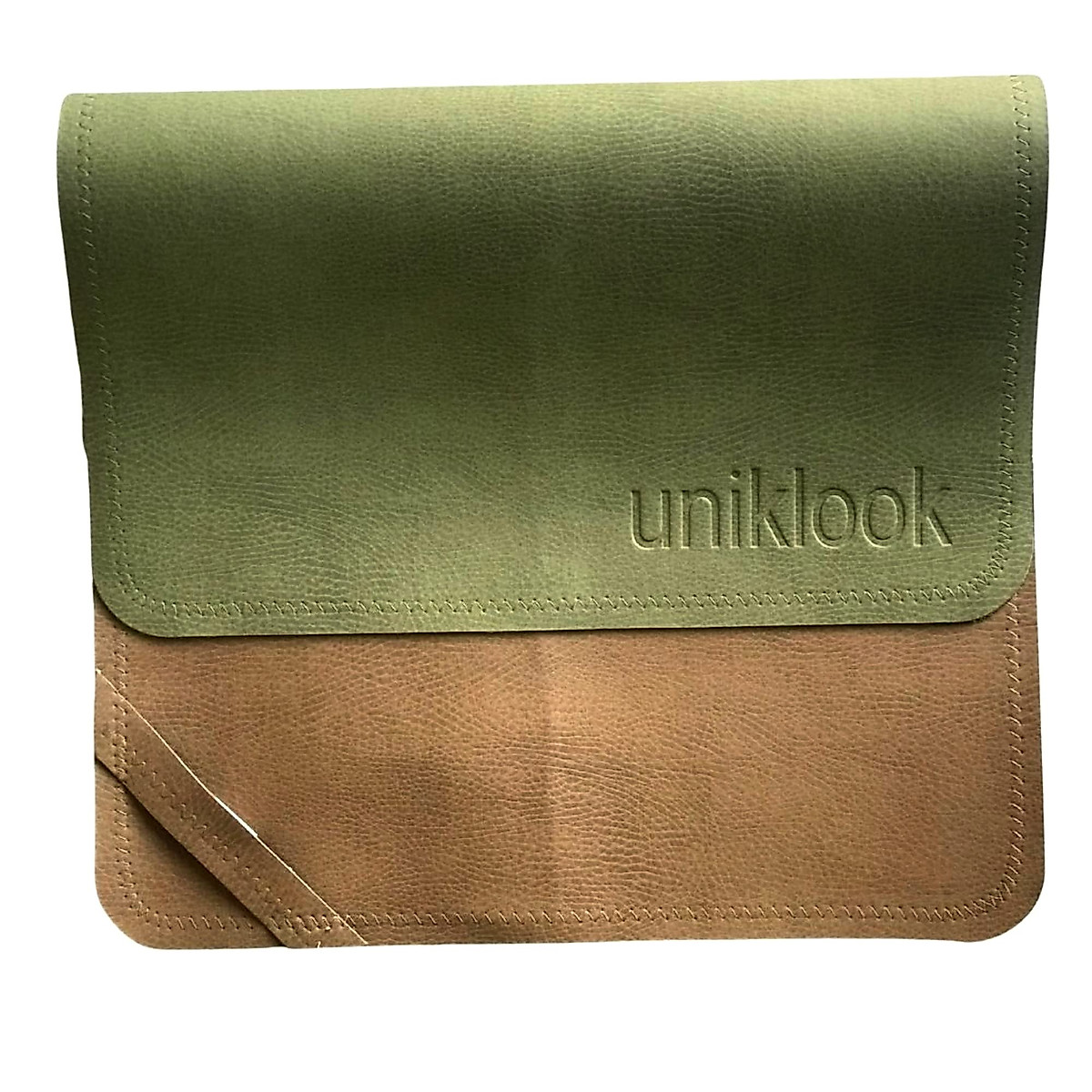 Uniklook Leather Portable Changing Pad for Baby- Vegan Leather Baby Changing Mat - Travel Baby Changing Mat - Baby Changing mat - Multipurpose Portable diaper change mat waterproof 14"x22"
