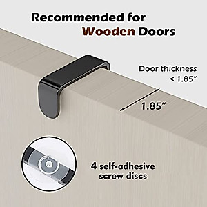 COVAODQ 8-Tier Pantry Door Organization and Storage Over the Door Pantry Organizer Metal Hanging Kitchen Spice Rack Can Organizer