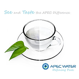 APEC Water Systems RO-PUMP-120V Top Tier Ultra Safe Reverse Osmosis Drinking Water Filtration System with US Made Booster Pump