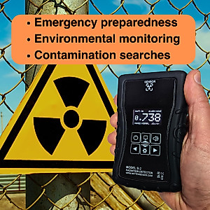 High Range Geiger Counter - Better Geiger S-1 Scintillator Radiation Detector and Dosimeter