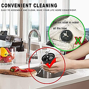 Ninja Blender Replacement Parts 7 Fins Ninja Blender Blade, URSUMER Ninja Blender Parts for Ninja Blender Cups Compatible with Nurti Ninja Blenders Auto iQ BL450-30 BL642-30 BL482-30 BL682-30 ect.