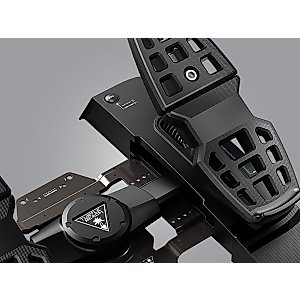 Turtle Beach VelocityOne Universal Rudder Pedals for Windows 10 & 11 PCs, Xbox Series X, Xbox Series S, and Xbox One Featuring Smooth Rudder Axis, Adjustable Brakes and Pedal Width – Black