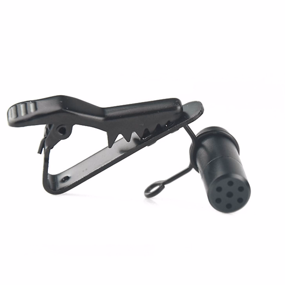 BLUPLE 3 Pieces Lavalier Microphone Metal Tie Clips, 3 Pieces Lapel Mic Windscreen Foam Covers (Clip-6mm, 3pcs,Black)