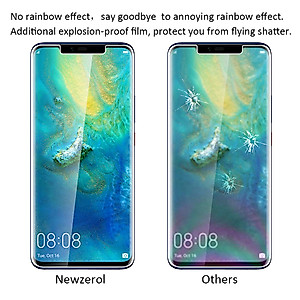 Orzero (2 Pack) Soft TPU Screen Protector Compatible for Huawei Mate 20 Pro, HD Premium Quality Edge to Edge (Full Coverage) High Definition Anti-Scratch Bubble-Free