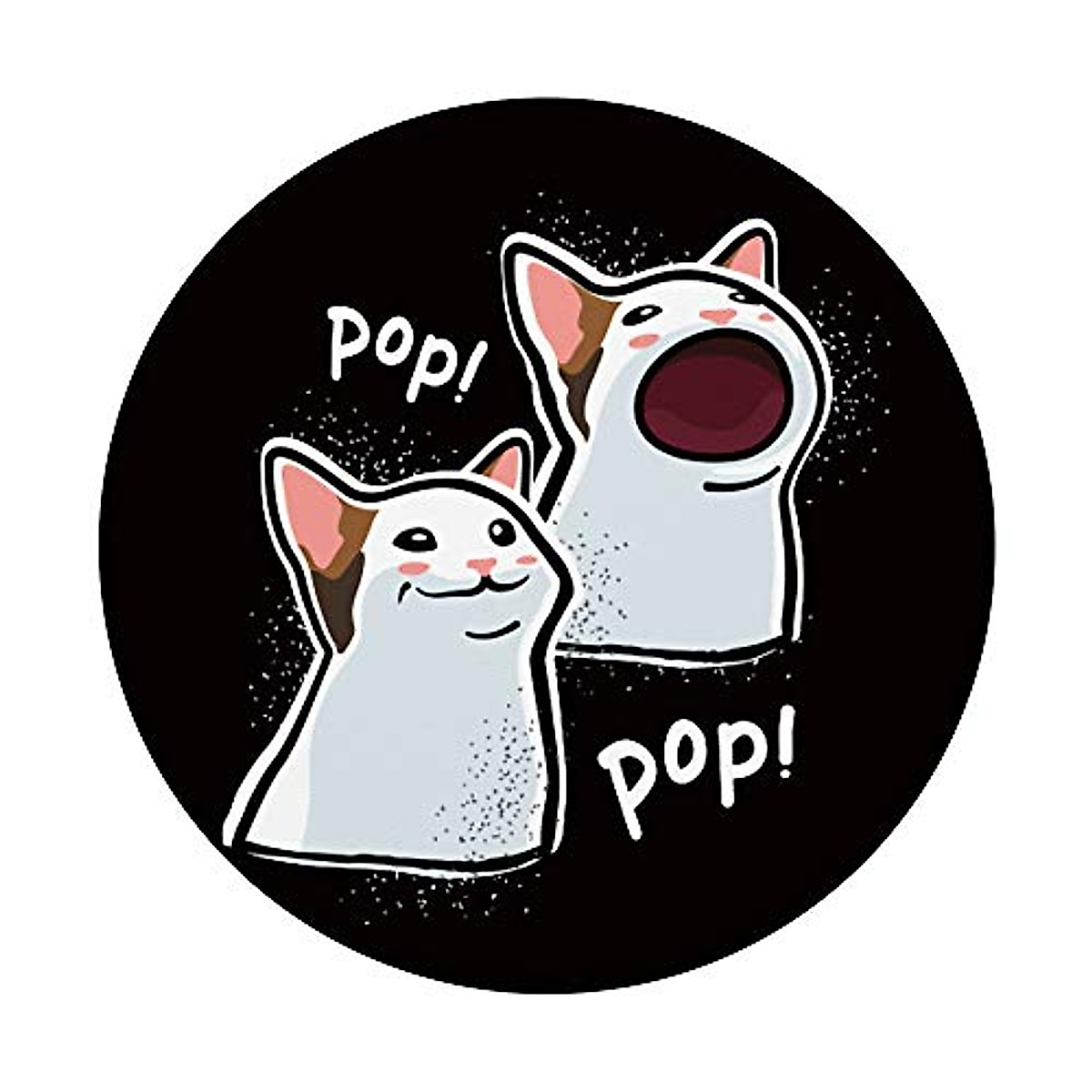 Popping Cat Meme / Pop Cat / Funny Cat Memes PopSockets PopGrip: Swappable Grip for Phones & Tablets