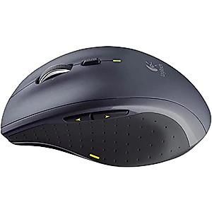 Logitech MK710-RB Desktop Wireless Keyboard/Mouse Combo, Hyper-Fast Scrolling Wireless Mouse USB, Keyboard with LCD Dashboard, Long Battery Life, Black (Renewed)