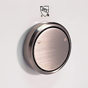 Westbrass D493CH-07 Patented Deep Soak Round Replacement 2-Hole Bathtub Overflow Cover for Full and Over-Filled Closure, Satin Nickel