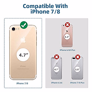 Mitywah Waterproof Case for iPhone 7, iPhone 8 Heavy Duty Military Grade Armor Metal Case, Full Body Protective Rugged Shockproof Thick Dustproof Strong Case for iPhone 7/8, Yellow