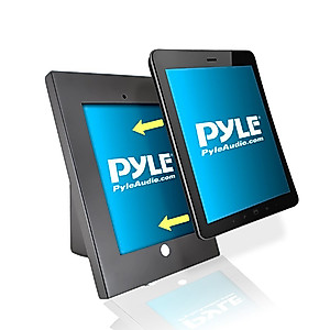 Pyle Anti-Theft Tablet Security Case Holder - Metal Heavy Duty Multi Mount Tablet Kiosk, Mounts on Wall, Table, Desk w/ Landscape/Portrait Mounting, Designed for iPad 2, 3, 4, Air Tablets - PSPADLKW5