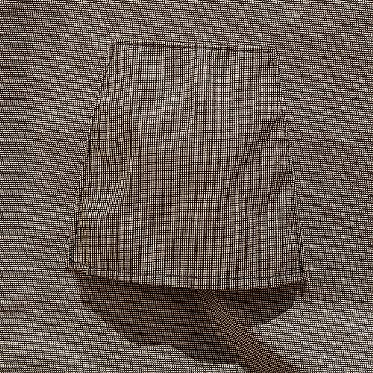 Budge NeverWet Mojave Patio Cushion Storage Bag, Black Ivory, 22" H x 48" W x 18" Deep