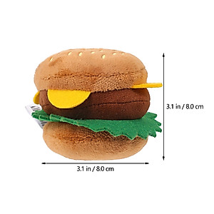POPETPOP Hot Dog Pet Toys Pet Dog Doll Food Plush The Cat Chew Toys