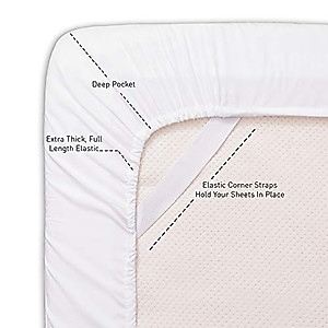 1500 Supreme Collection Sheet Sets White - Luxury Hotel Bed Sheets and Pillowcase Set for King Mattress - Extra Soft, Elastic Corner Straps, Deep Pocket, White