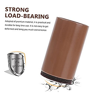 GRIRIW 2pcs Thickened Table Mat Circle Chair Desk Riser Desk Protector Adjustable Furniture Legs Chair Leg Risers Bed Riser Chair Feet Protectors Desk Leg Protective Cover Chair Feet Caps