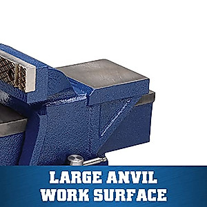 WILTON General Purpose Bench Vise, 4' Jaw Width, 3' Max Opening (11104)