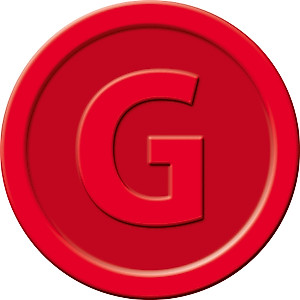 Sigel WM006 Tokens Drinks, red, Ø 0.98 inch, 100 pcs.