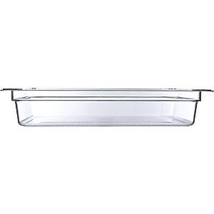 Carlisle FoodService Products StorPlus Plastic Food Pan, 4 Inches, Clear