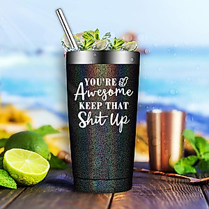 BIRGILT Thank You Gifts, Inspirational Gifts for Women - Funny Birthday, Graduation, Mothers Day, Congratulations, Encouragement Gifts for Women, Coworker, Friend, Mom, Sister, Daughter- 20oz Tumbler